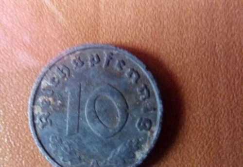 Монета Германии 1940