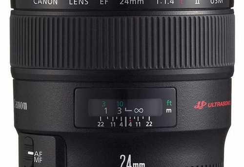 Canon EF 24mm f/1.4L II USM новый