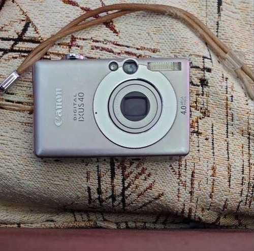 Фотоаппарат Canon Digital ixus 40
