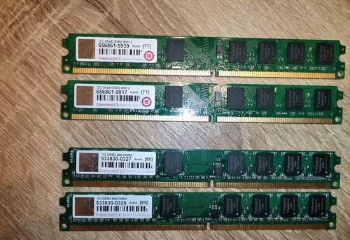 Оперативная память Ddr2 transcend