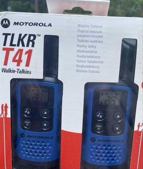 Рация Motorola tlkr T41 Blue (2 штуки)
