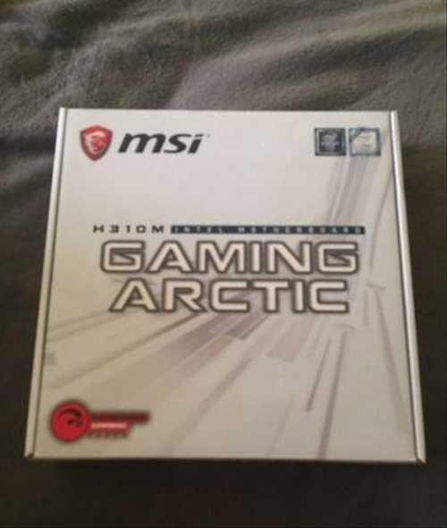 Материнская плата msi H310M gaming arctic