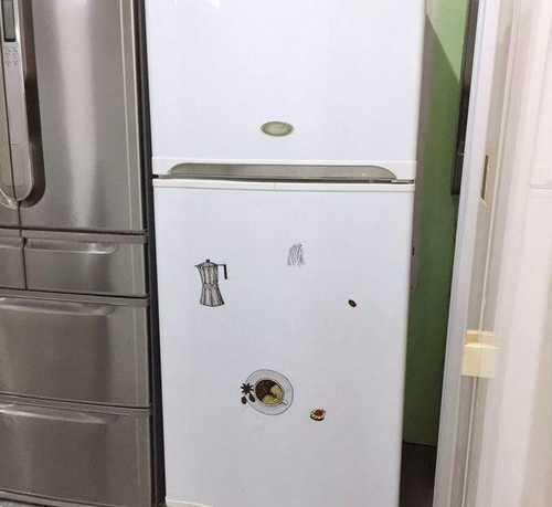 Холодильник бу широкий no frost Sharp серый