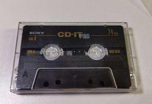 Аудиокассета Sony CD-it pro 74 (Type II)