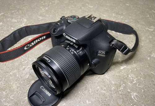 Canon EOS 2000d 18-55 mm