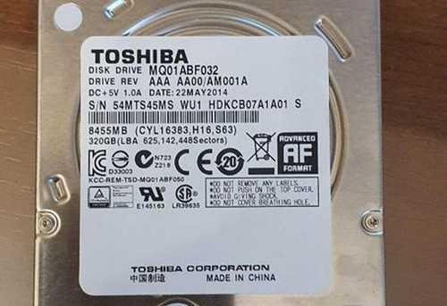 Жесткий диск Toshiba 320 гб MQ01ABF032