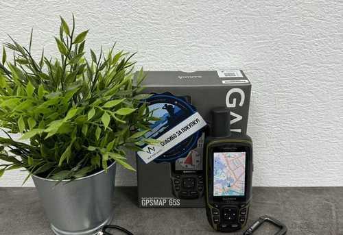 Навигатор Garmin Gpsmap 65S + карта