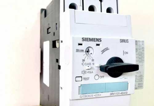 Автоматы защиты электродвигателя siemens 3RV1131