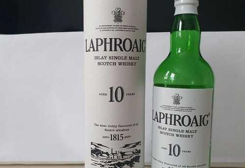 Бутылка из-под виски Laphroaig в тубе