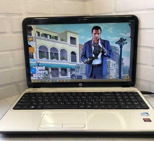 Белый игровой ноутбук HP 2 видеокарты