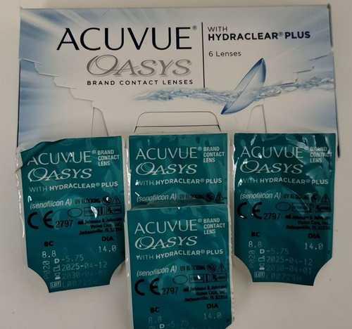 Линзы контактные acuvue oasys двухнедельные