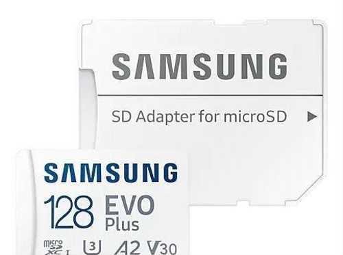 Карта памяти MicroSD 128 Гб U3 Samsung 130 мб/с