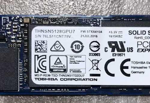 SSD toshiba corp M2 128Gb PCI-e