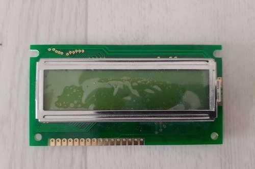 LCD 1602 (жк дисплей) желто-зеленый с подсветкой
