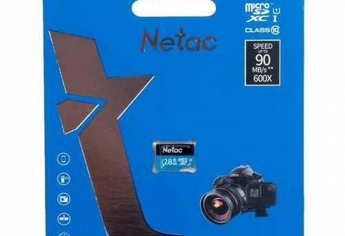 Карта памяти microsdhc 128Gb Netac Class 10 NT02P5