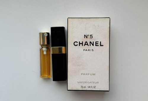 Chanel но 5 parfum духи 7,5 мл винтаж