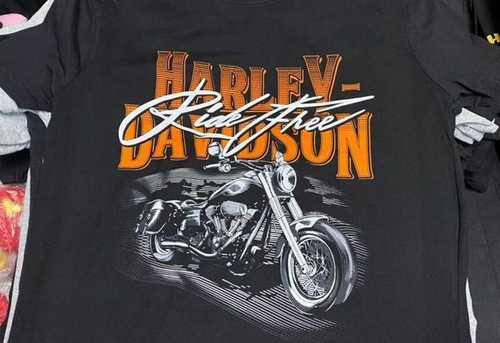 Футболка Harley-Davidson новая.Черная хлопок