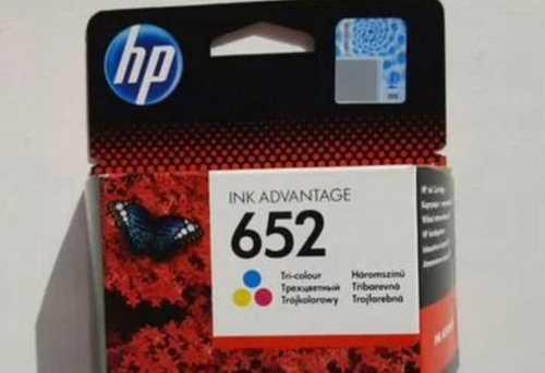 Картридж HP 652 цветной для струйного принтера