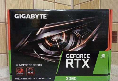 Видеокарта Gigabyte RTX3060 Windforce OC 12гб