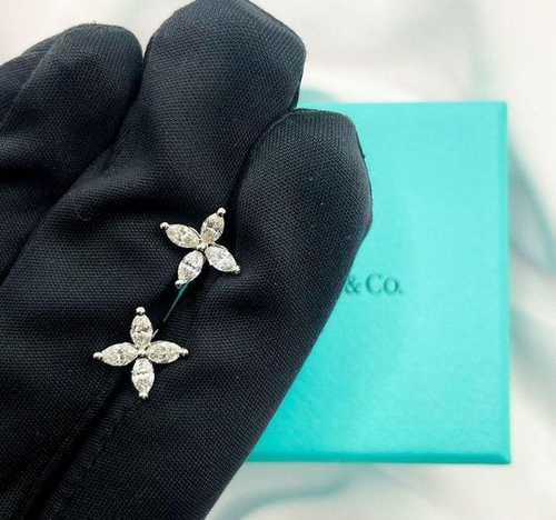 Серьги Tiffany пусеты