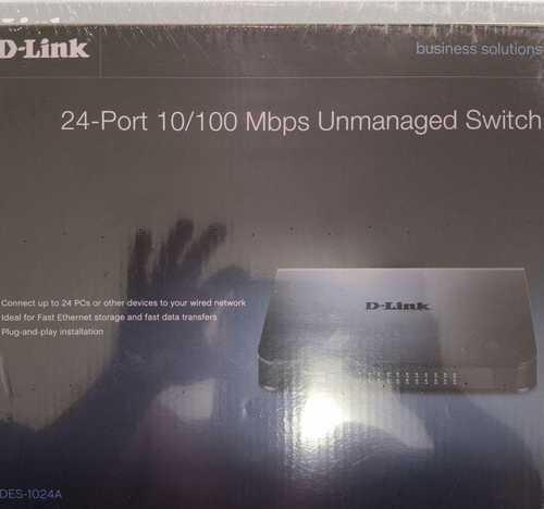 24 портовый свитч D-link