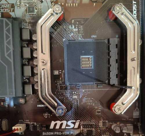 Материнская плата msi b450m pro vdh plus