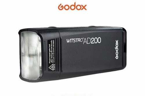 Вспышка Godox Witstro AD200 с гарантией