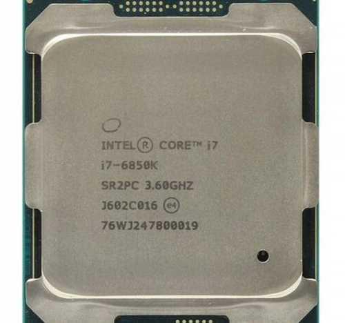 Процессор Intel Core i7 6850K (PCI-Express: 40)