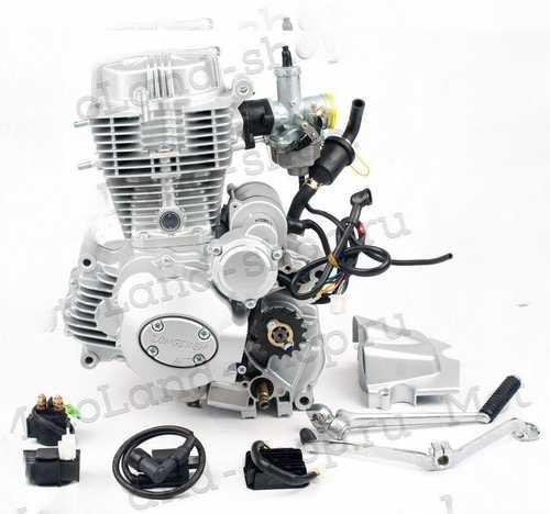 Двигатель 250см3 167FMM CG250-B (67x65) грм штанга