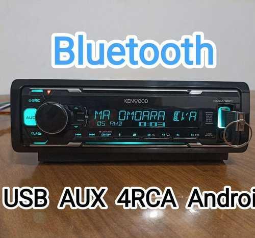 Магнитола Kenwood KMM-122Y с Bluetooth AUX USB