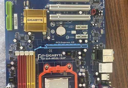 Материнская плата gigabyte GA-M52L-S3P LGA: ам2+
