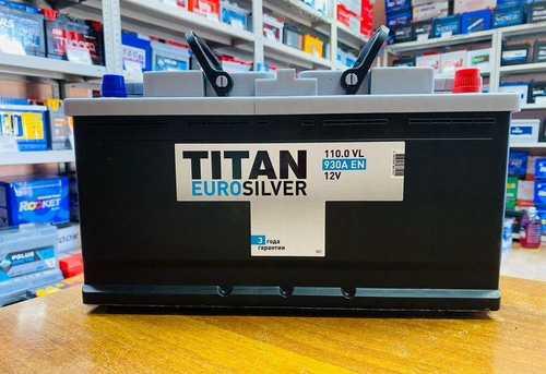 Аккумулятор 110 Titan Eurosilver на Газон Валдай