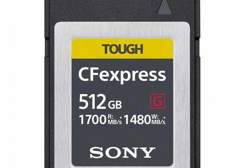 Карта памяти Sony CFexpress Type B 512GB, чтение 1