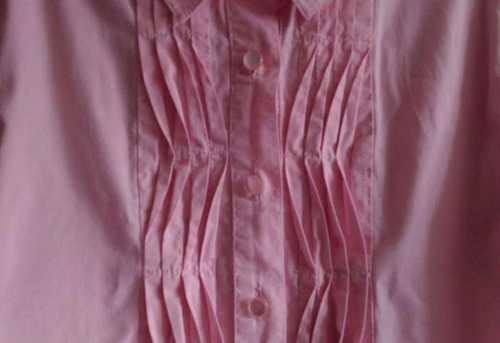 Розовая блузка для школьницы