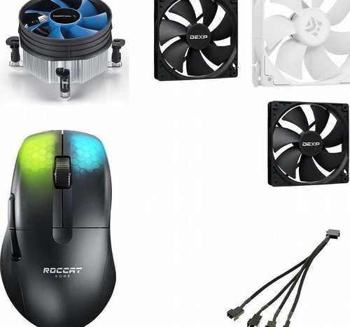 Deepcool Theta   120mm x3   Roccat Kone Pro Air (в