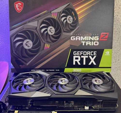 Видеокарта MSI GeForce RTX 3060 12GB Gaming X Trio