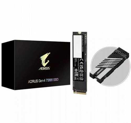 Gigabyte Aorus Gen4 7300 AG4731TB 1тб, M.2 NVMe