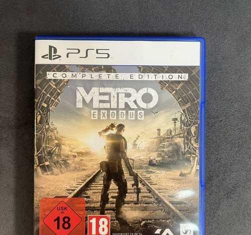 Игра для playstation 5 Metro exodus