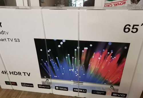 Телевизор Haier 65 Smart TV S3, 65"