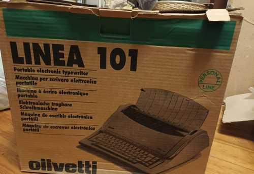 Печатная машинка olivetti linea 101