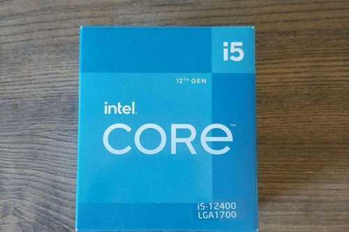 Intel core i5 12400 box новый гарантия 3 года