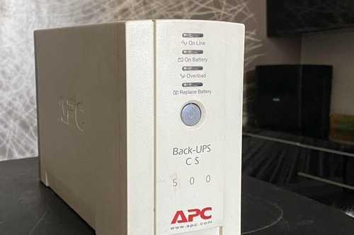 Какой аккумулятор в ибп apc back ups cs 500