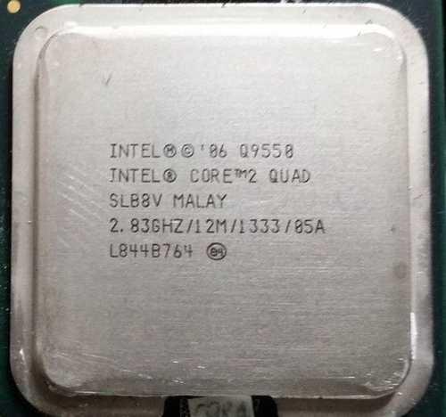 Intel core 2 quad q9550