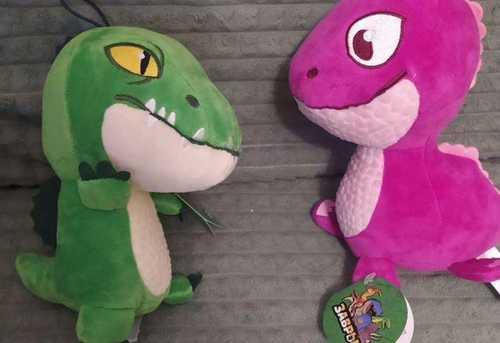 Завры2 игрушка мягконабивая Спинозавр и Апатозавр