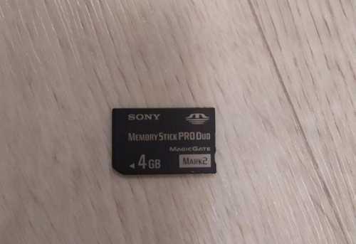 Карта памяти Sony для PSP 4 GB