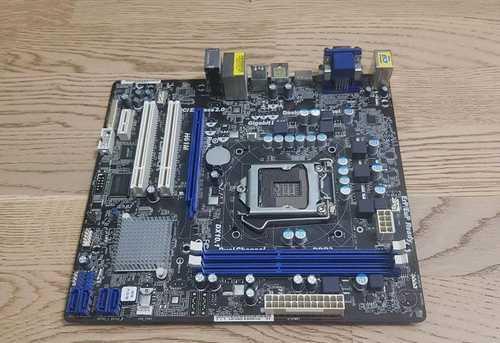Материнская плата asrock h61m
