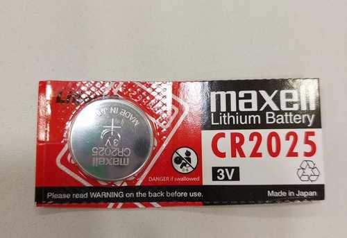 Батарейка Maxell CR2025, BL5, 3В