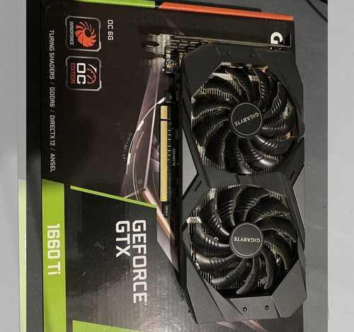 Видеокарта gtx 1660 ti gigabyte