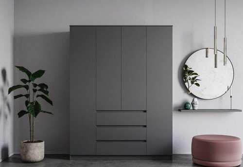 Шкаф новый графит IKEA 160 см в наличии