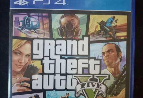 Игра GTA V Grand Theft Auto PlayStation 4